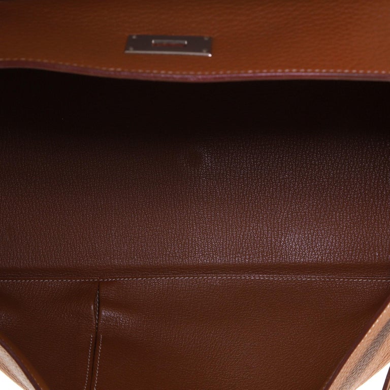 Hermes Shoulder Kelly Bag Clemence 42 at 1stDibs