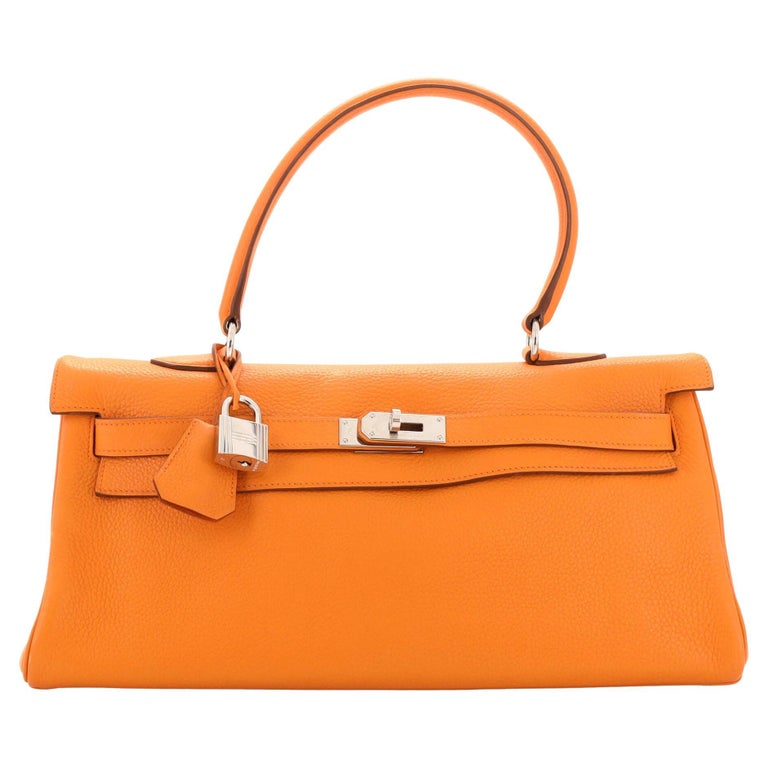 Hermes Shoulder Kelly Bag Clemence 42 For Sale at 1stDibs
