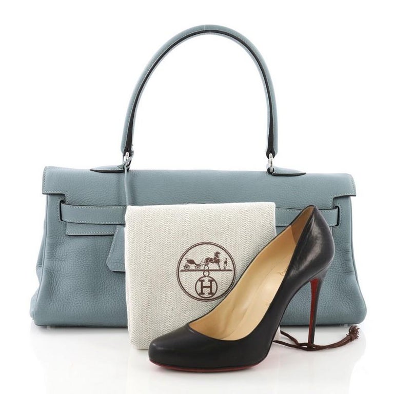 Hermes Shoulder Kelly Handbag Clemence 42 at 1stDibs