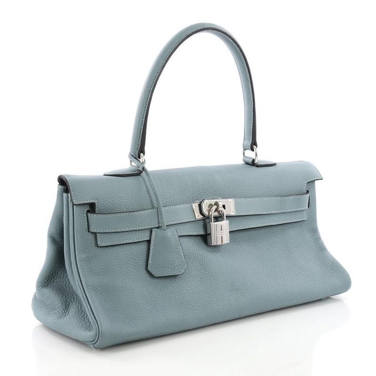 Hermes Shoulder Kelly Handbag Clemence 42 at 1stDibs