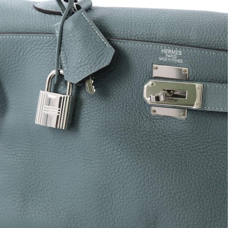 Hermes Shoulder Kelly Handbag Clemence 42 at 1stDibs