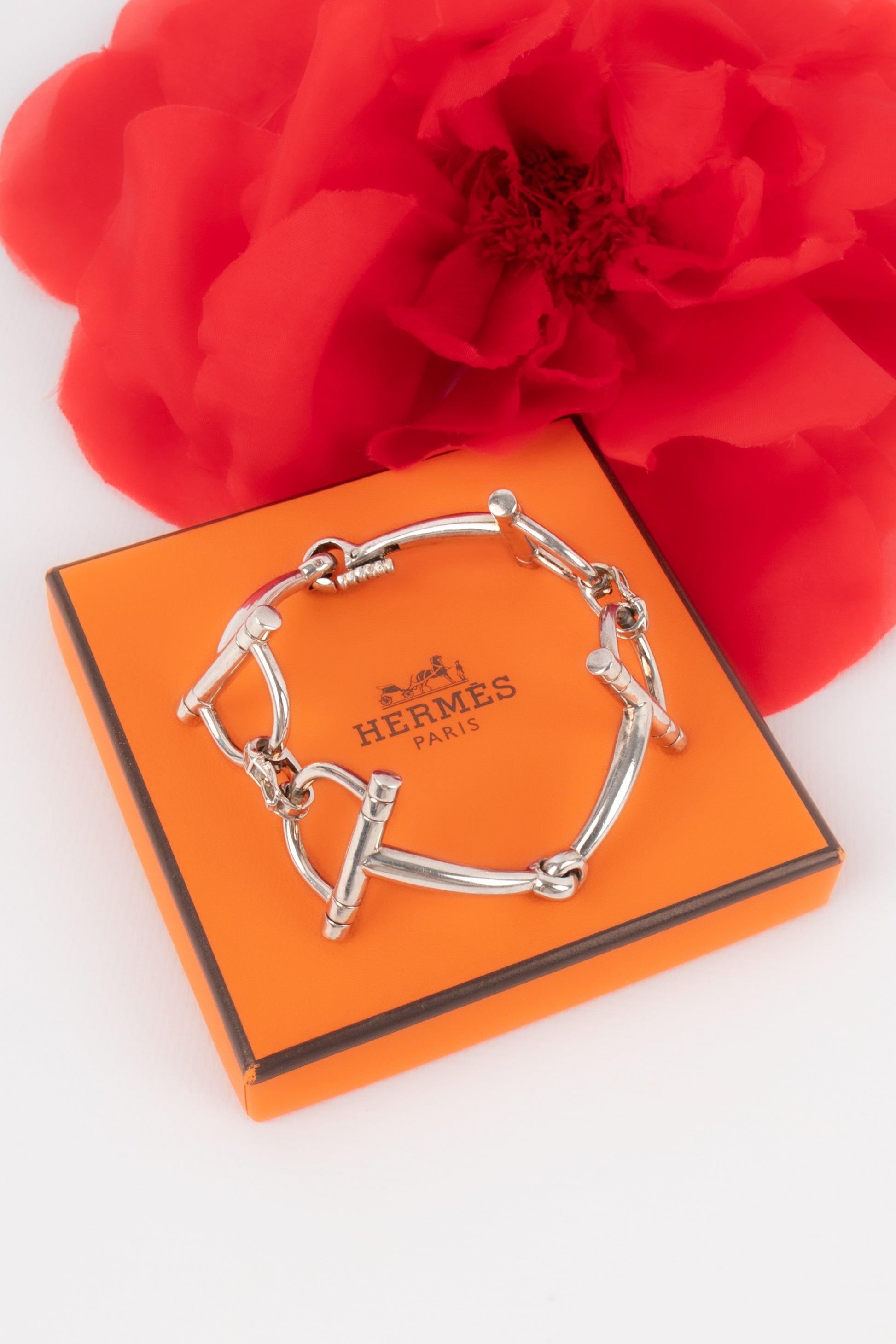 Hermès Silver Bracelet For Sale at 1stDibs