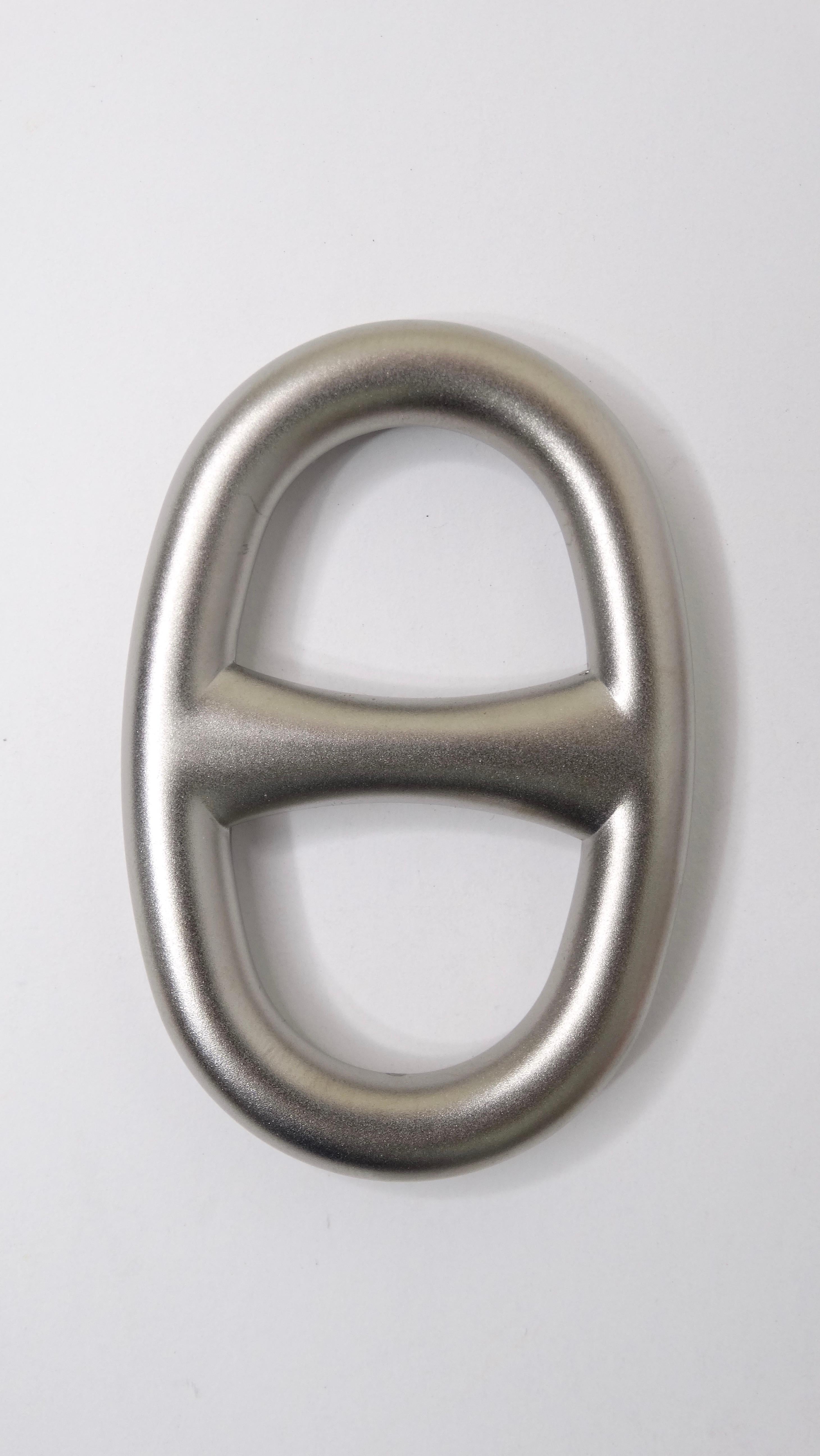Hermes Silver Chaine d'Ancre Scarf Ring For Sale at 1stDibs | hermes ...
