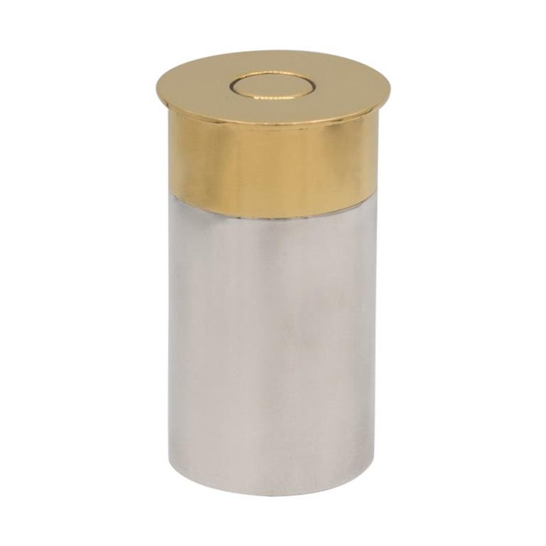 Hermès Silver Plated and Gilt Shotgun Shell Pot, circa 1970 at 1stDibs
