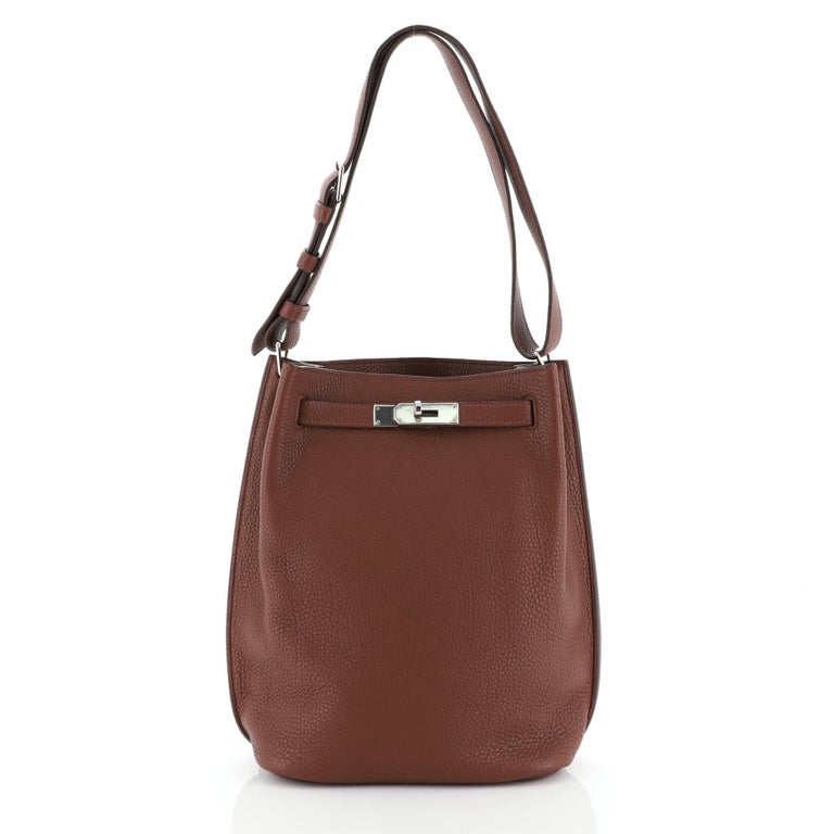 Hermes So Kelly Handbag Togo 22 at 1stDibs