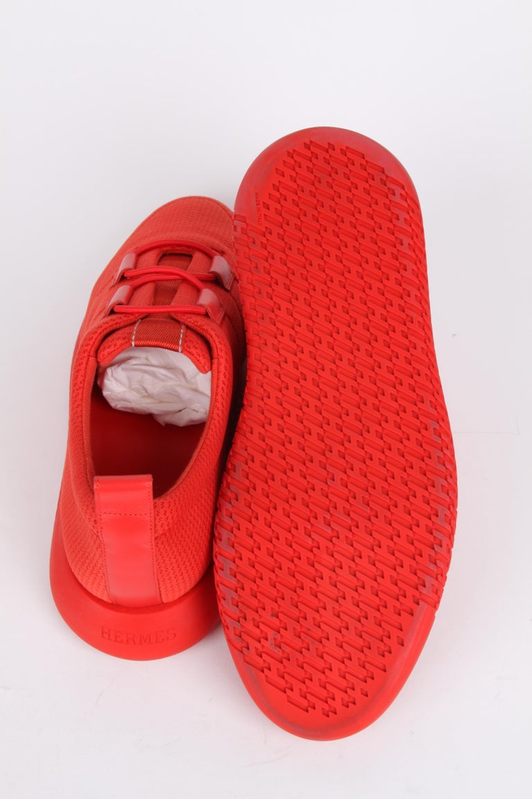 Hermès Spring/Summer 2019 Orange Men 'Team' Sneakers at 1stDibs