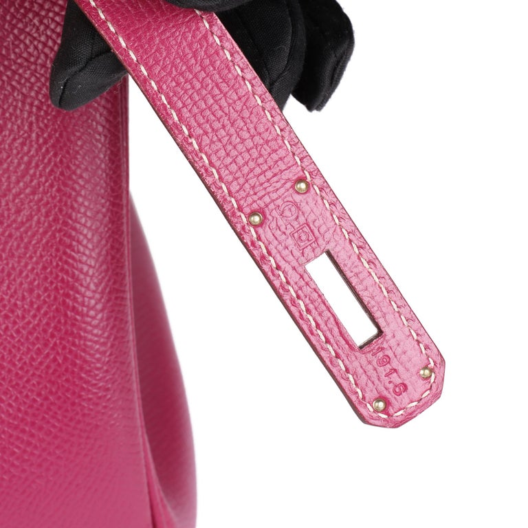 HERMÈS Tosca and Rose Tyrien Epsom Leather Candy Collection Birkin 30cm ...