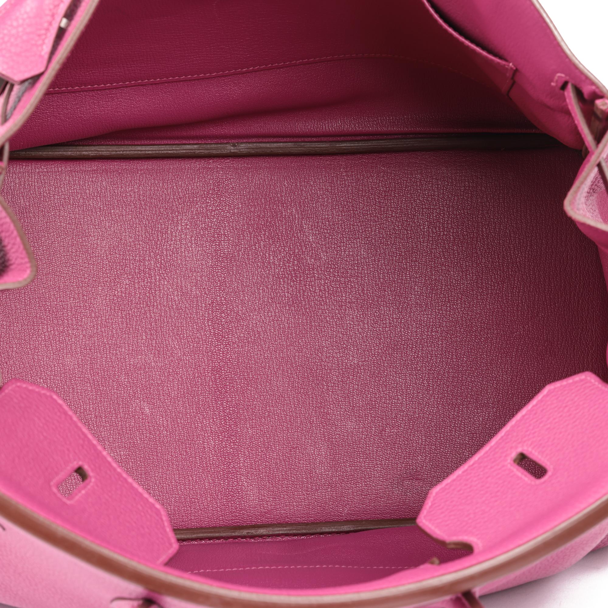 HERMÈS Tosca Togo Leather Birkin 40cm Retourne For Sale at 1stDibs ...