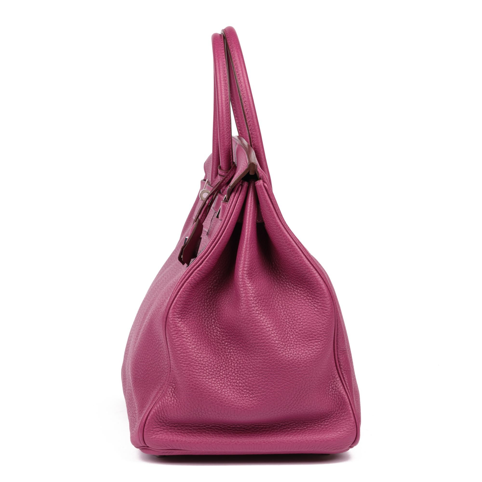 HERMÈS Tosca Togo Leather Birkin 40cm Retourne For Sale at 1stDibs ...