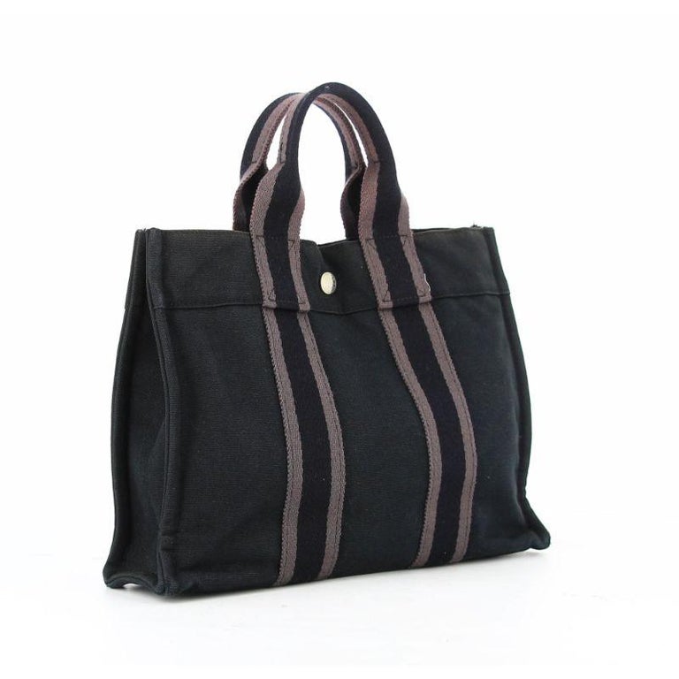 Hermes Toto Mini Bag Black and Grey For Sale at 1stDibs