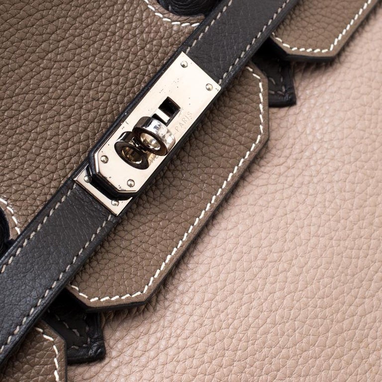 Hermes Tri Color Togo Leather Palladium Hardware Birkin 35 Bag For Sale ...