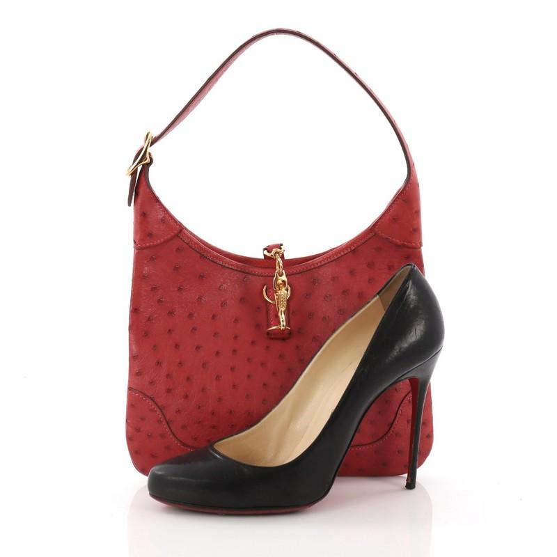 Hermes Trim Handbag Ostrich 23 at 1stDibs