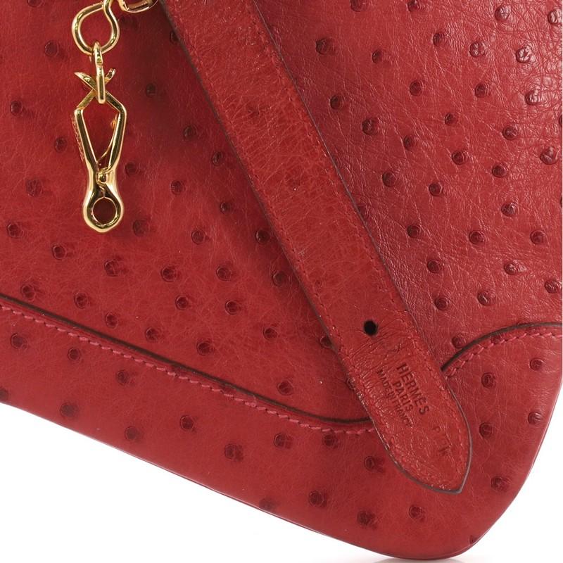 Hermes Trim Handbag Ostrich 23 at 1stDibs