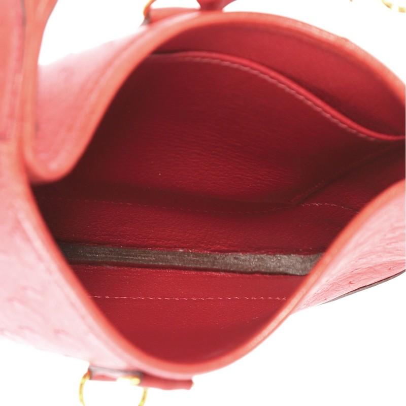 Hermes Trim Handbag Ostrich 23 at 1stDibs