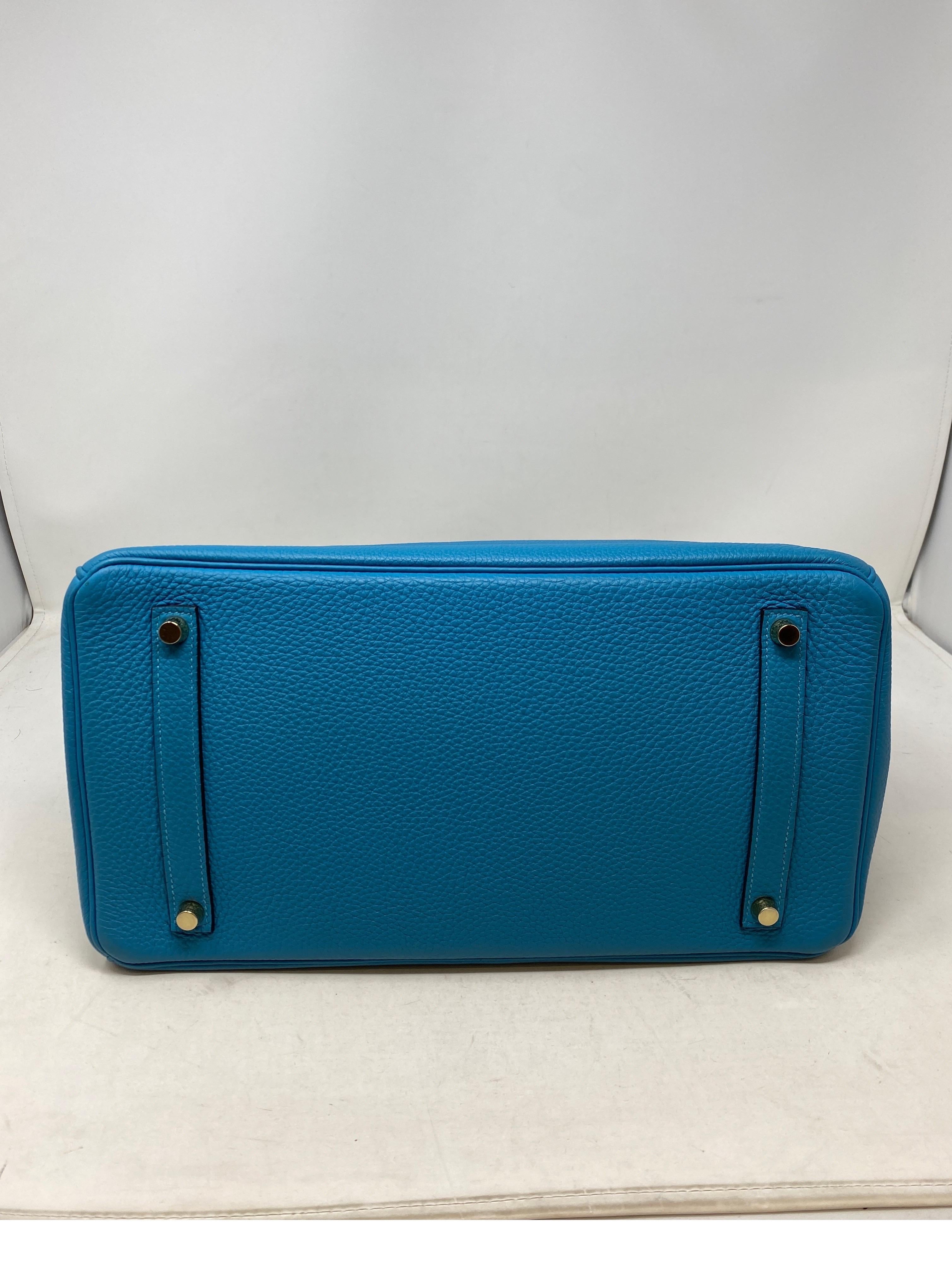Hermes Turquoise Birkin 35 Bag at 1stDibs | turquoise birkin bag ...