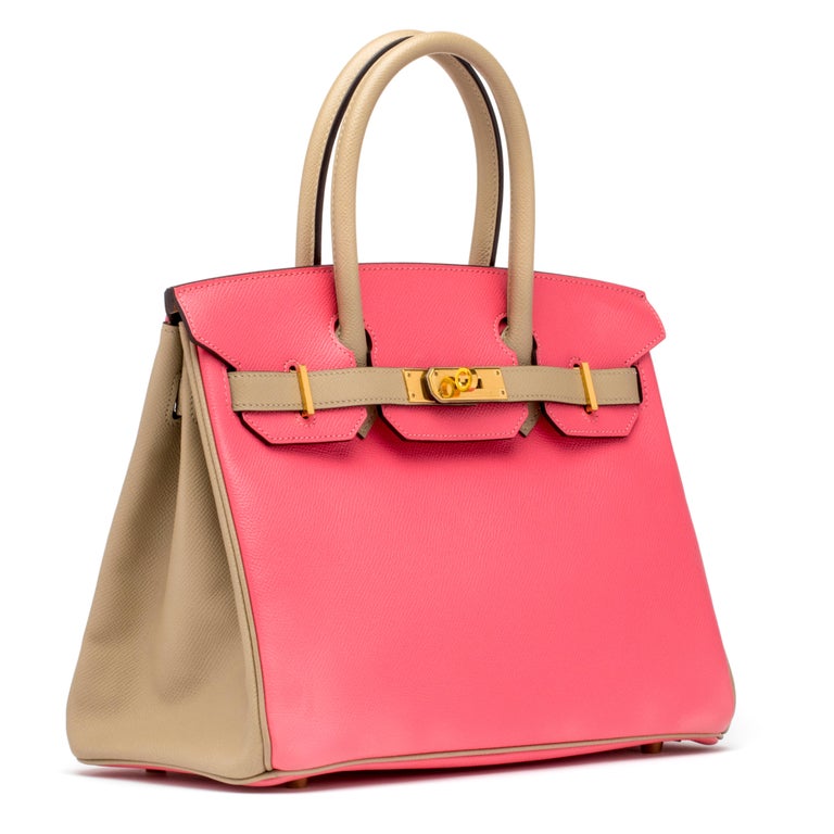 Hermés Two-Tone Birkin 30cm For Sale at 1stDibs