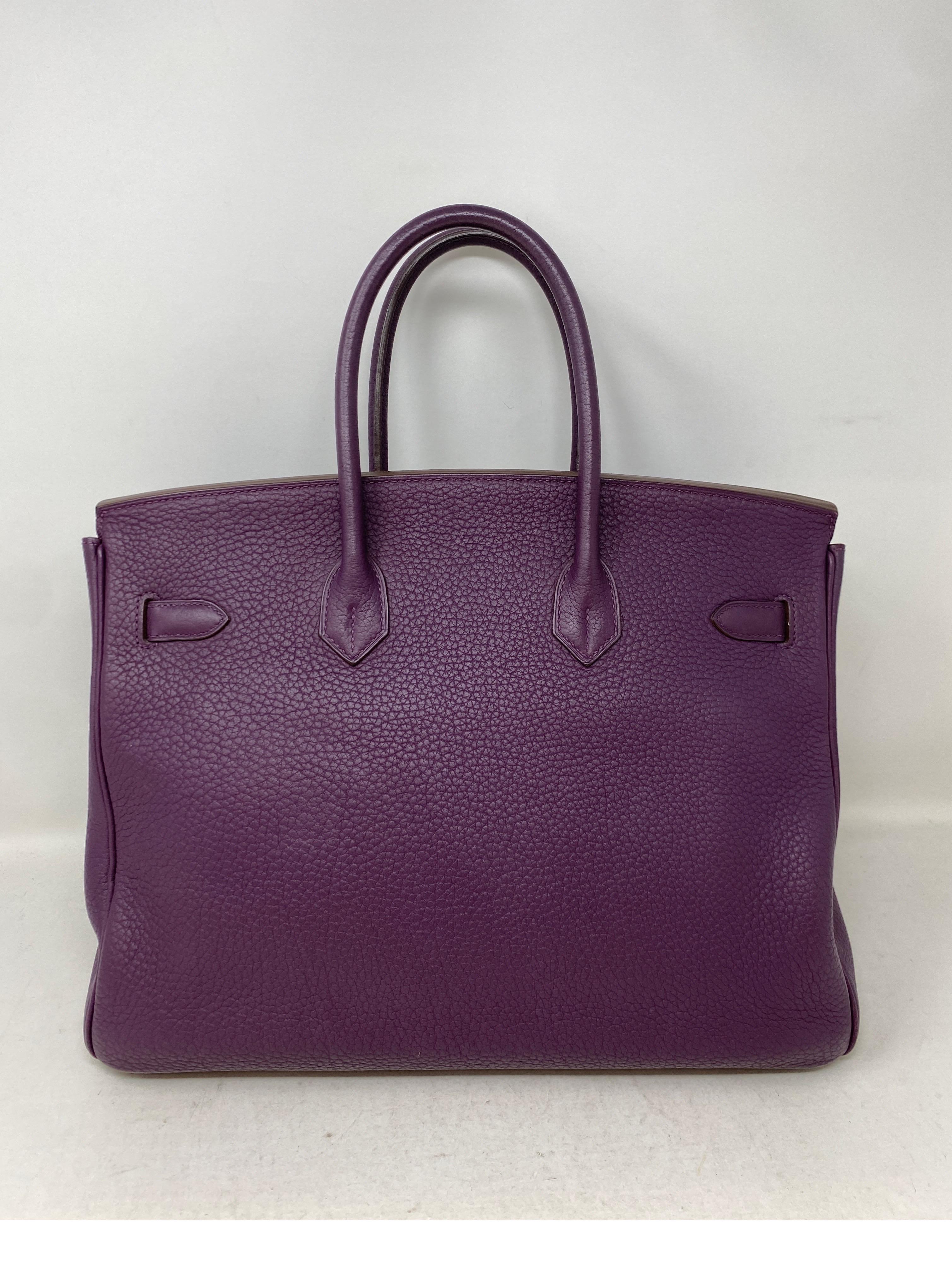 Hermes Ultra-Violet 35 Birkin Bag at 1stDibs | worn out birkin bag ...