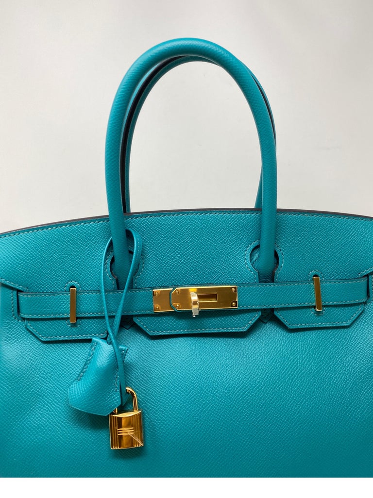 Hermes Vert Veronese Birkin 30 Bag at 1stDibs