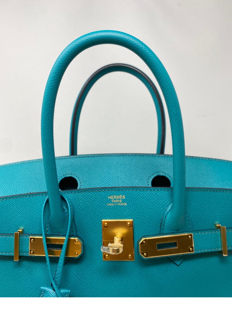 Hermes Vert Veronese Birkin 30 Bag at 1stDibs