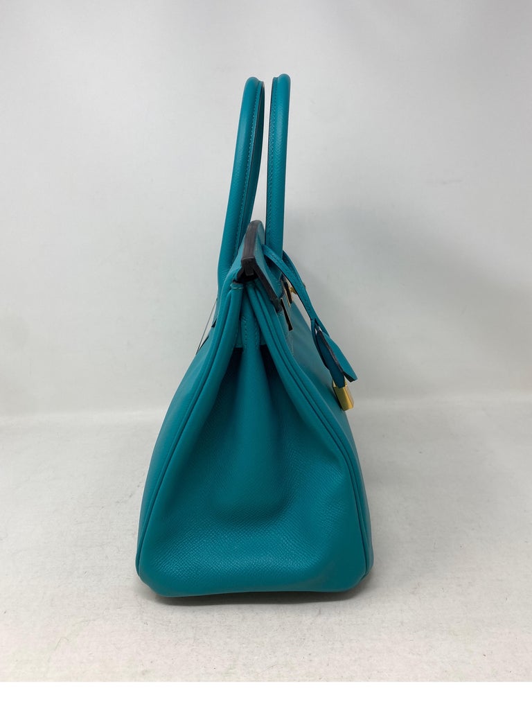 Hermes Vert Veronese Birkin 30 Bag at 1stDibs
