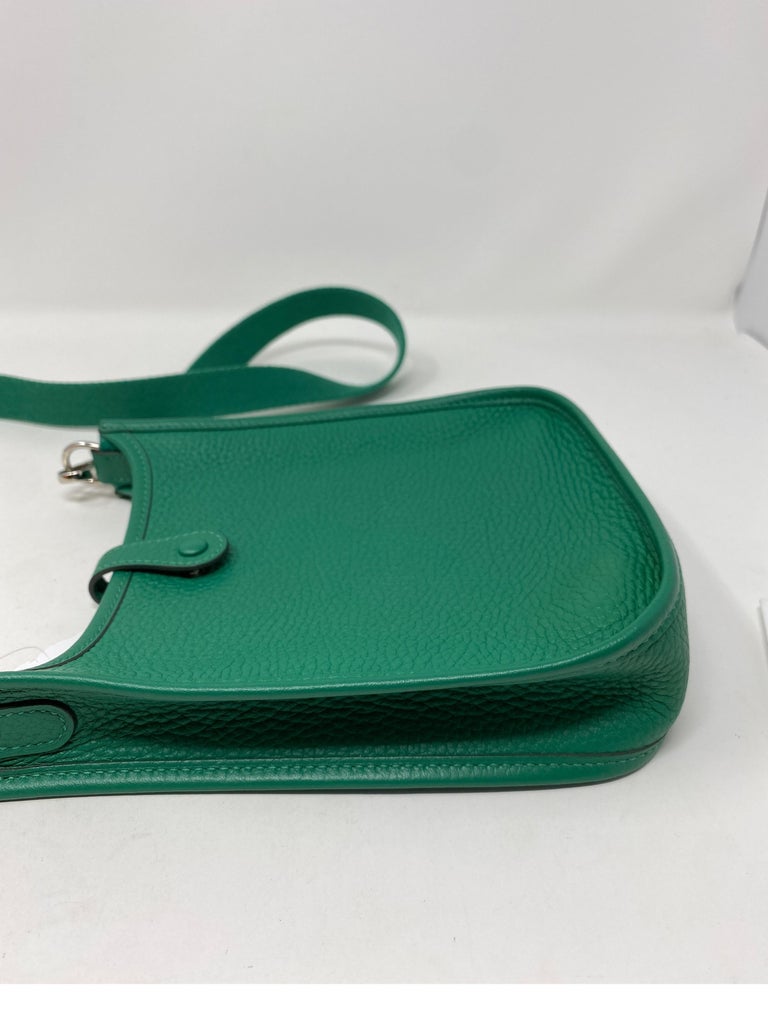 Hermes Vertigo Green Evelyne TPM Bag at 1stDibs