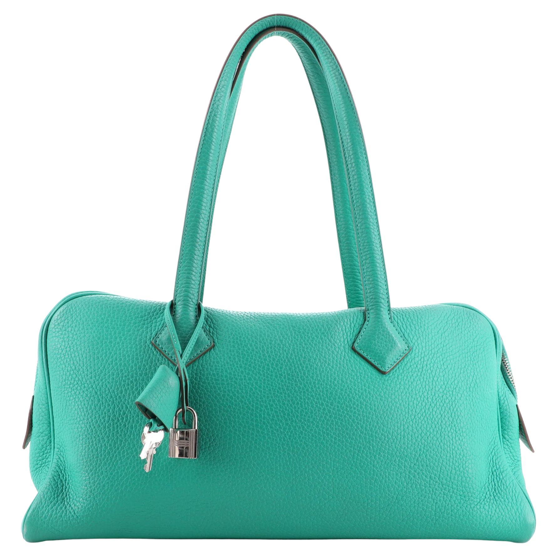 Hermes Victoria Elan Bag Clemence 38 For Sale at 1stDibs