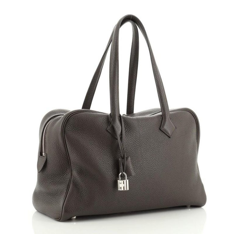 Hermes Victoria II Bag Clemence 35 at 1stDibs