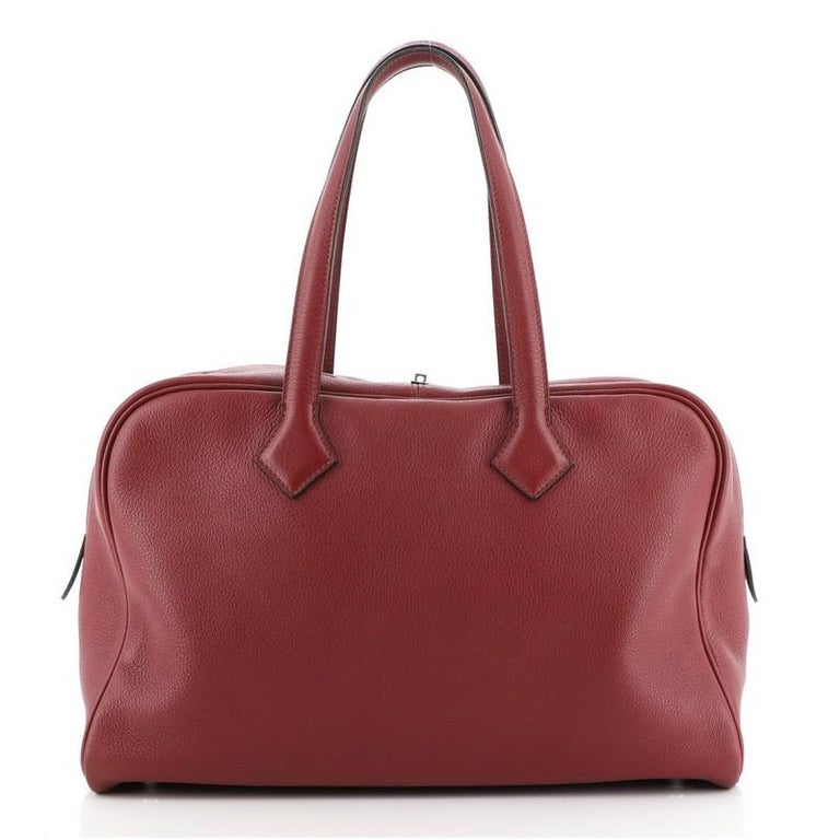 Hermes Victoria II Bag Clemence 35 at 1stDibs