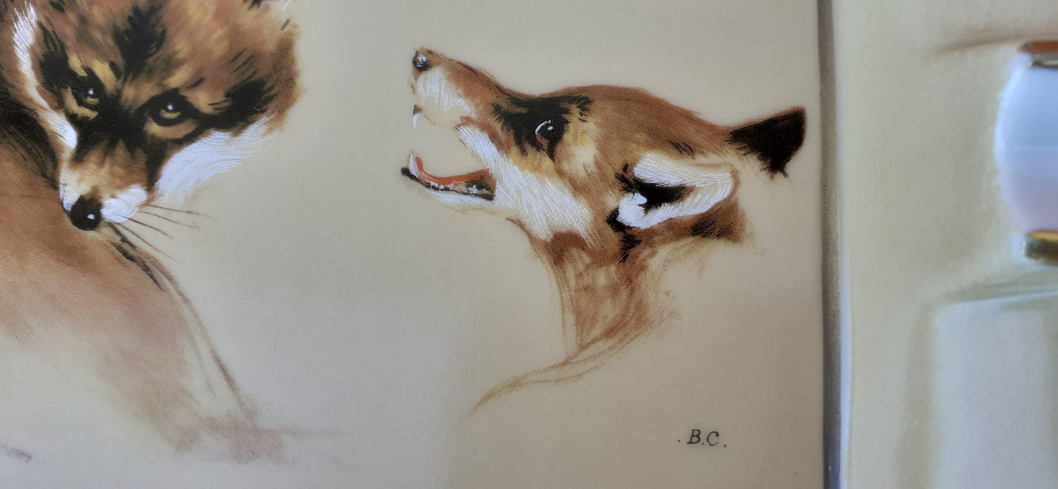 Hermès Vintage Porcelain Ashtray Change Tray Fox by BC at 1stDibs ...