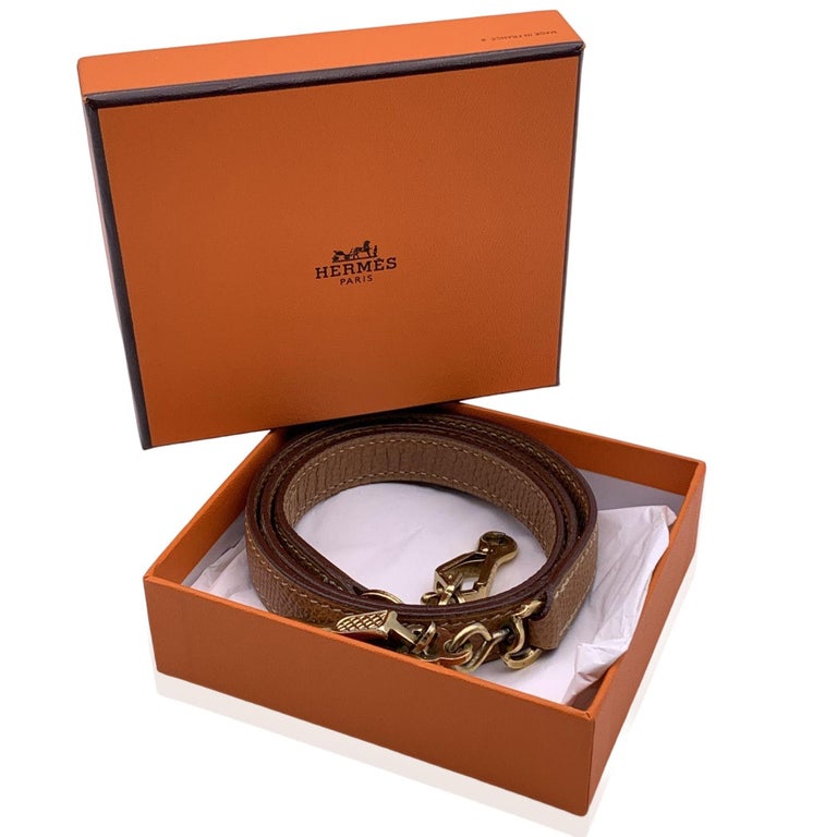 Hermes Vintage Tan Epsom Leather Shoulder Strap for Kelly Bag For Sale ...