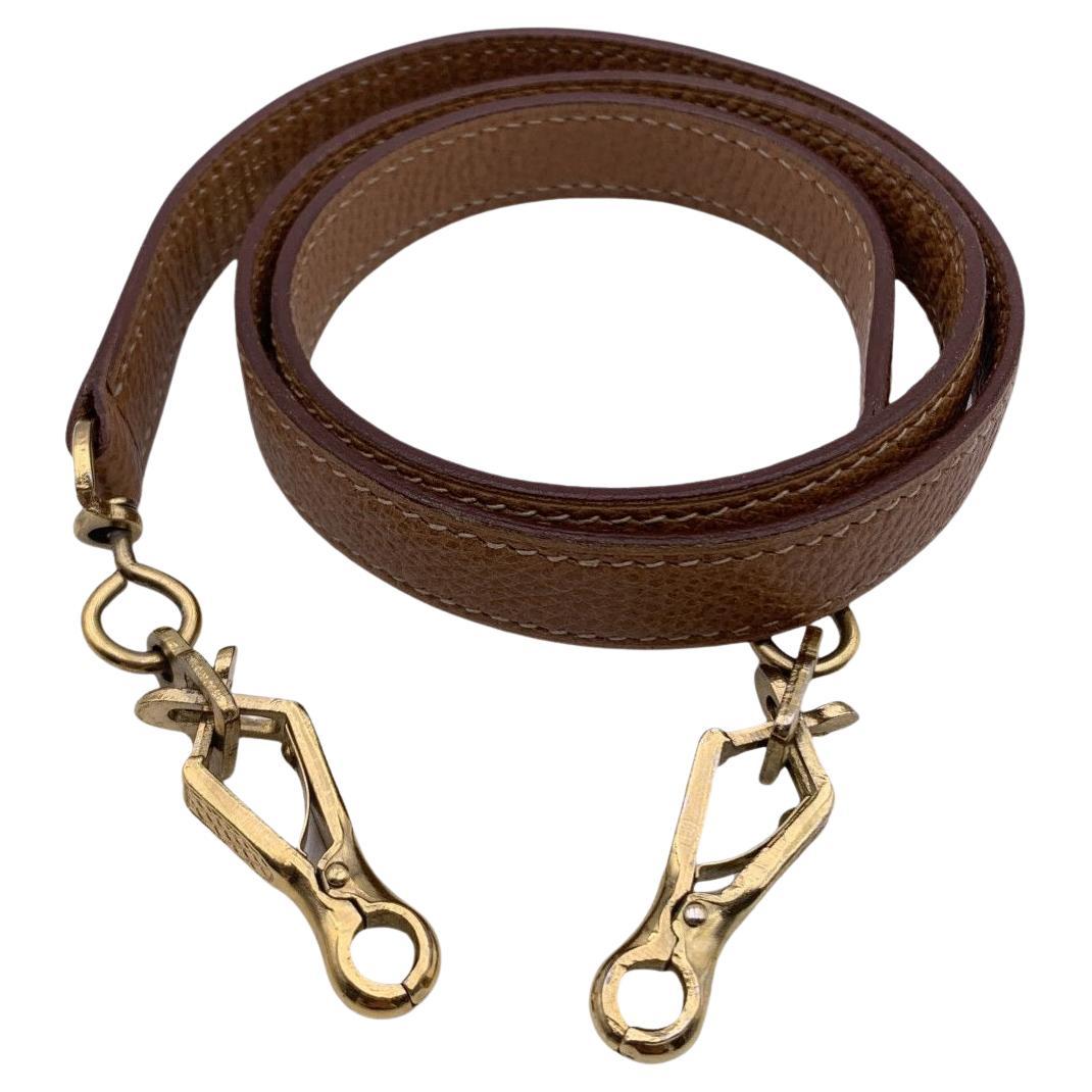 Hermes Vintage Tan Epsom Leather Shoulder Strap for Kelly Bag For Sale ...