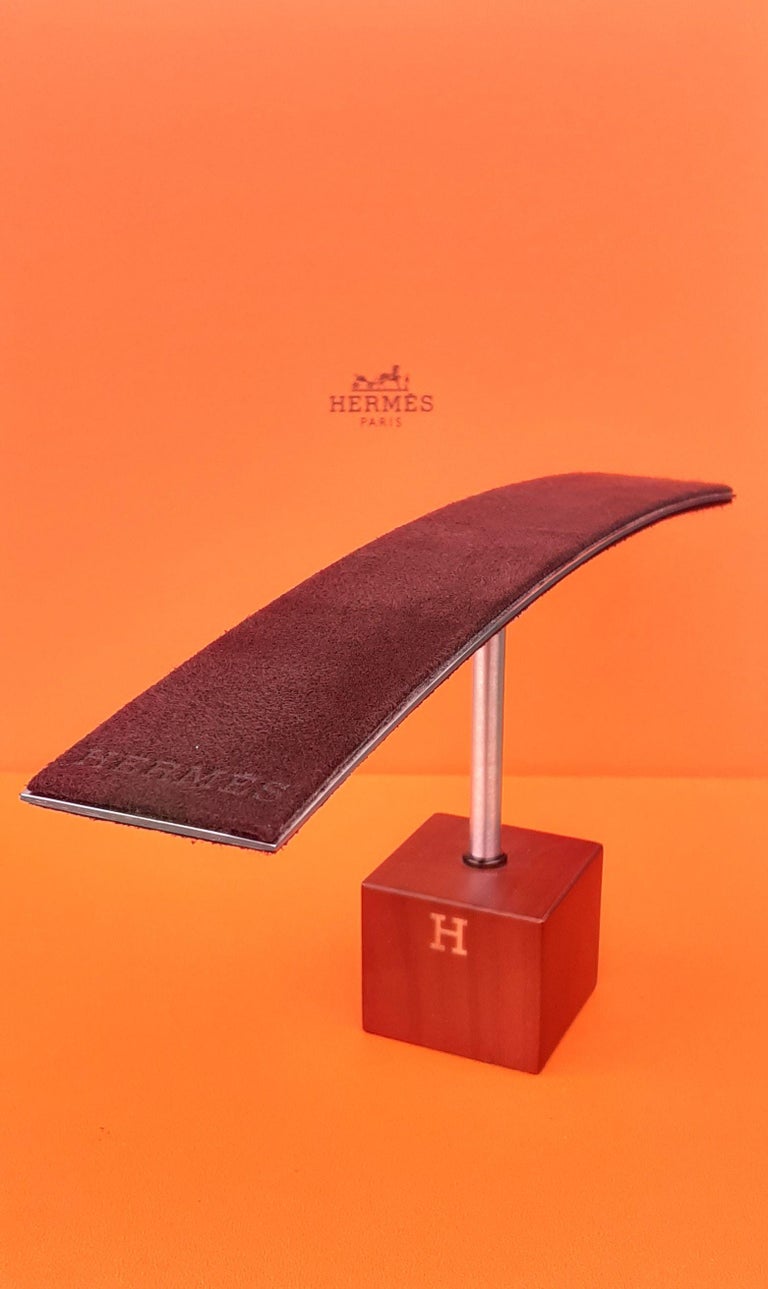 Hermès Watch or Jewelry Display Stand Holder in Felt and Wood For Sale ...