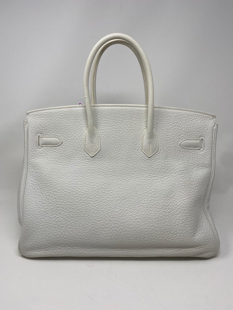 Hermes White Birkin 35 at 1stDibs
