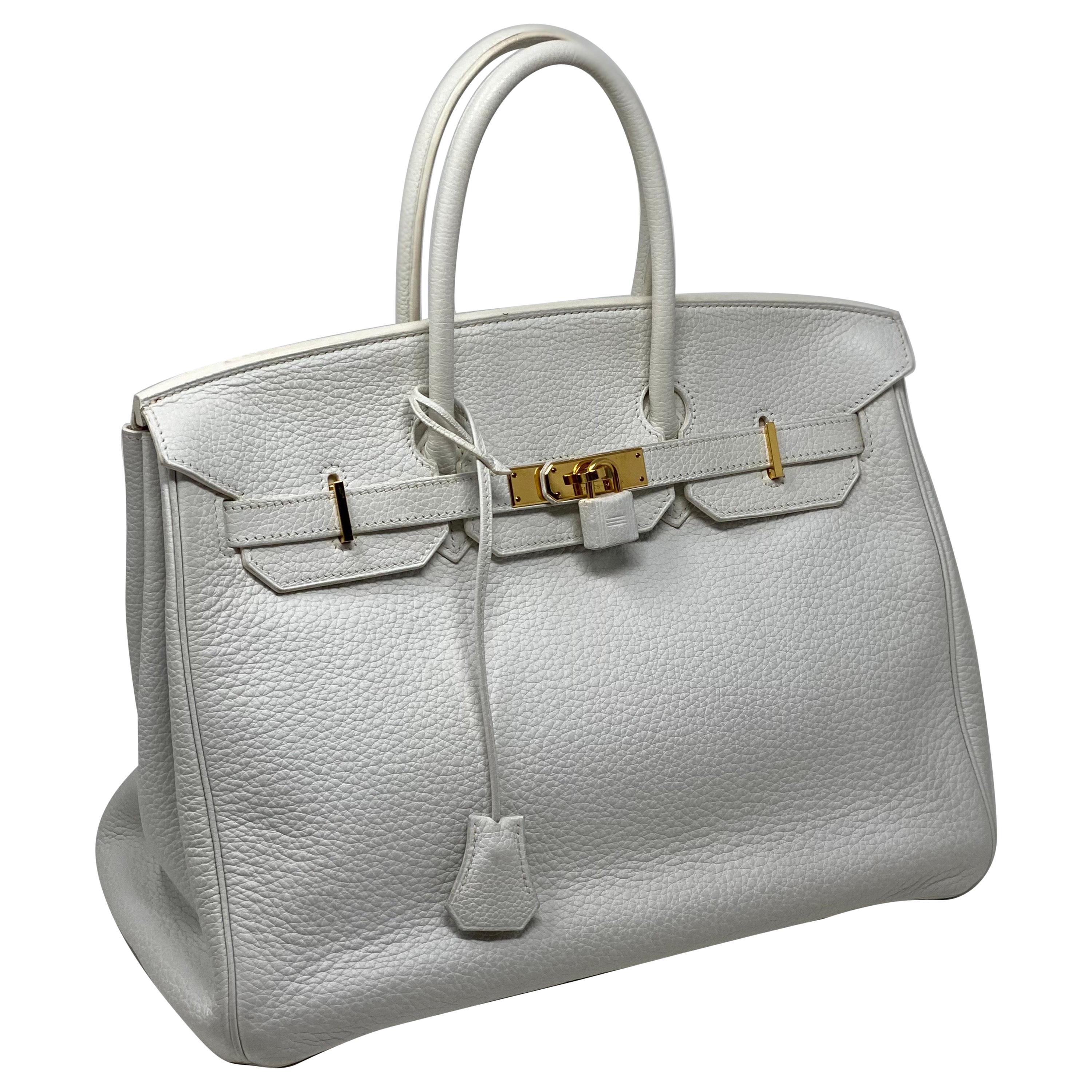Hermes White Birkin 35 at 1stDibs