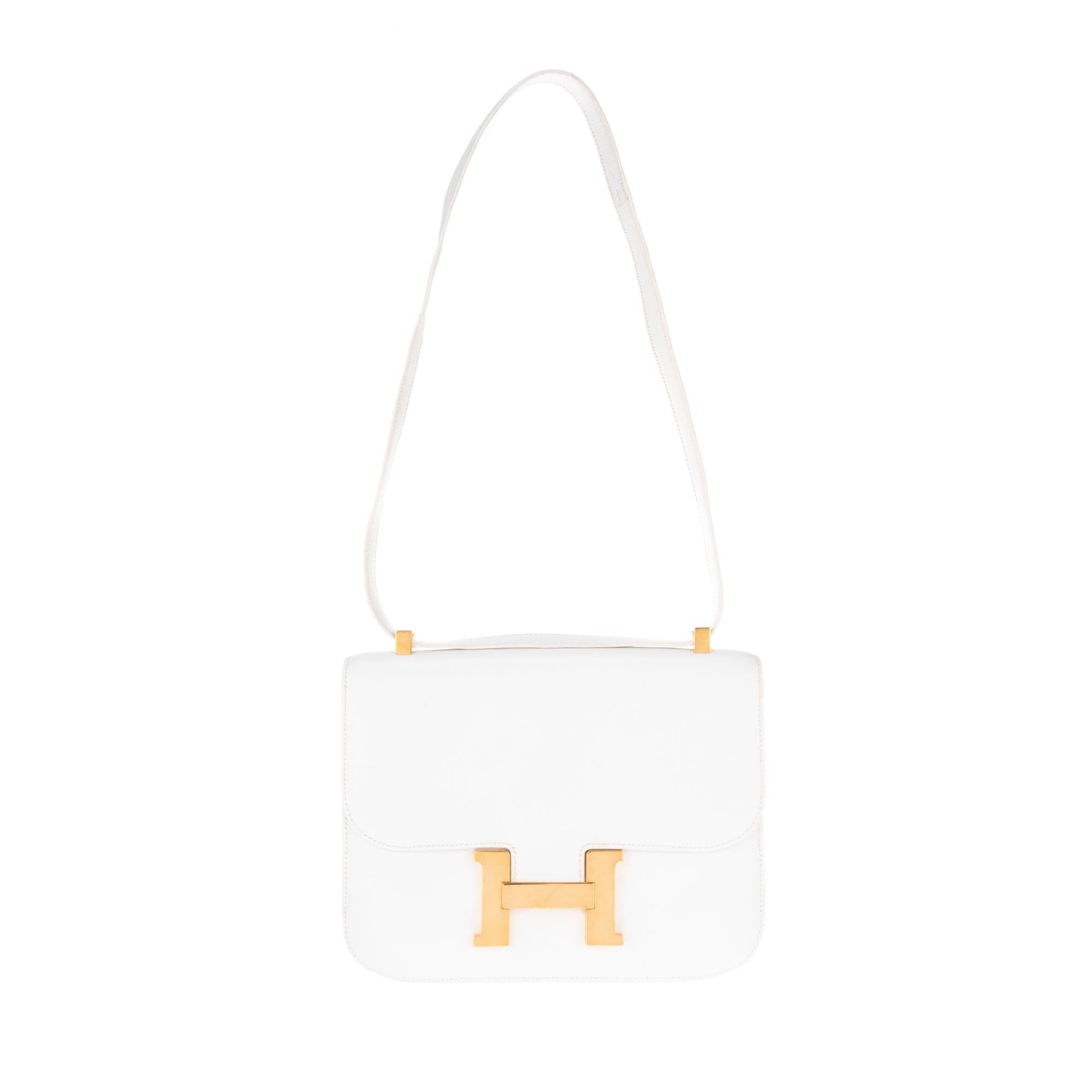 Hermes White Constance Shoulder Bag at 1stDibs | hermes constance bag white