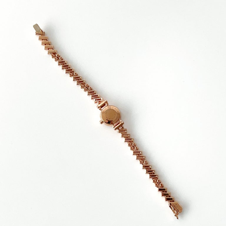 Hermes Women's Faubourg Polka Watch In Rose Gold And Diamonds, Mini ...