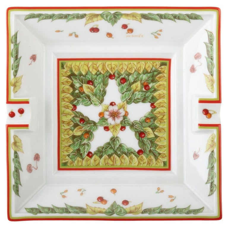 Hermès Xmas Porcelain Square Astray For Sale at 1stDibs