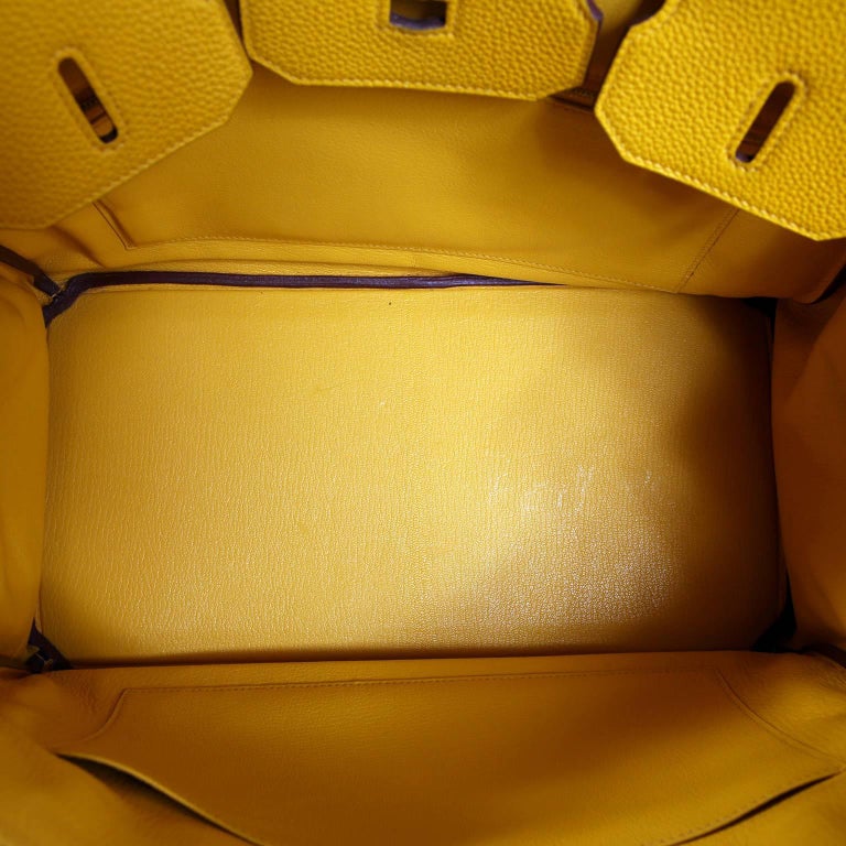 Hermès Soleil Yellow Togo 35cm Birkin Bag with Palladium at 1stDibs ...