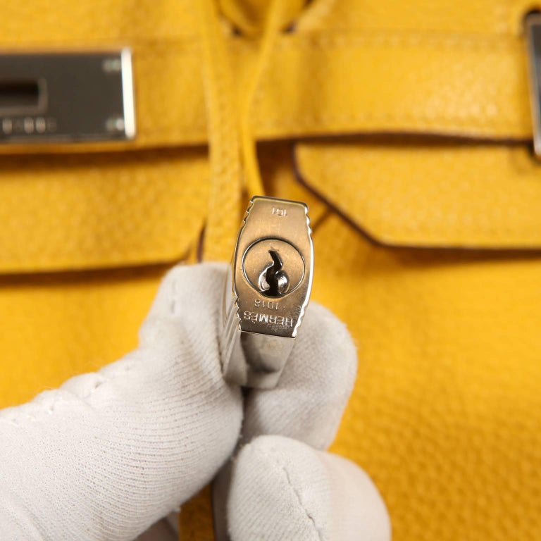 Hermès Soleil Yellow Togo 35cm Birkin Bag with Palladium at 1stDibs ...