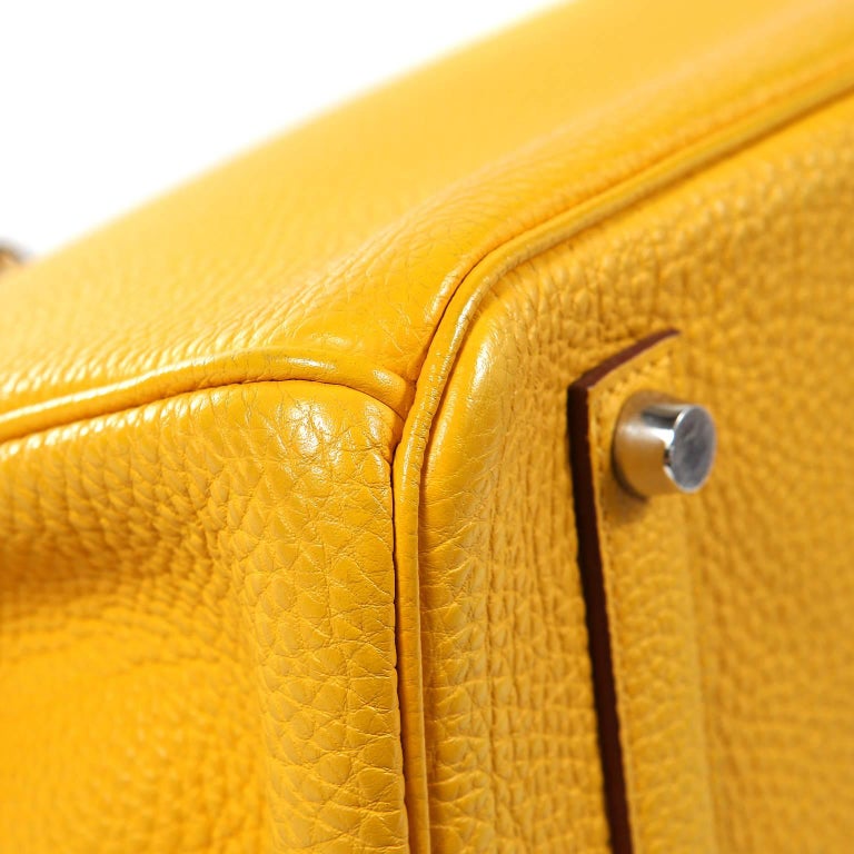 Hermès Soleil Yellow Togo 35cm Birkin Bag with Palladium at 1stDibs ...