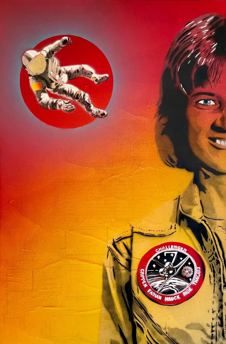 Hero - Libra Rising VII - Contemporary Portrait Female (Red+Yellow ...