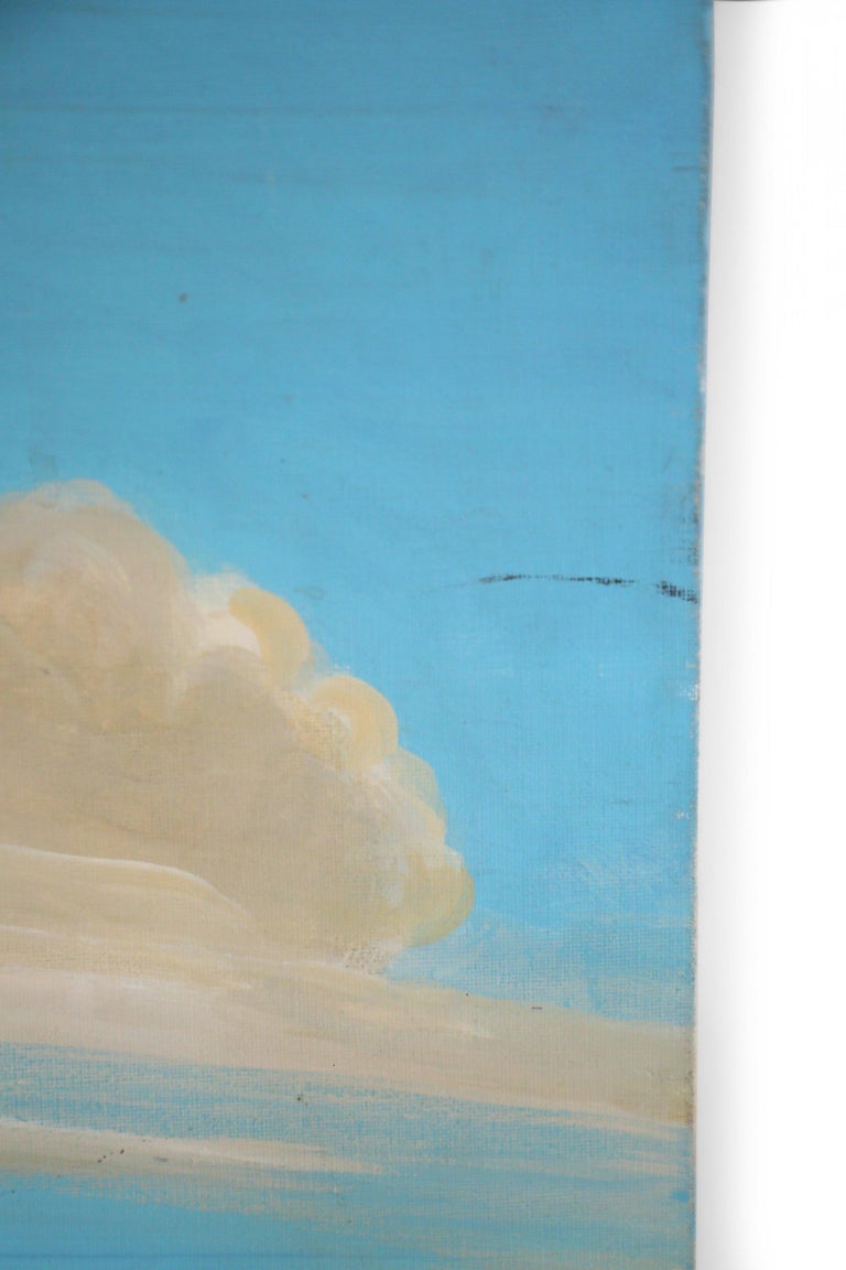 Heroic Gladiator and Blue Tent Oil Painting on Canvas For Sale at 1stDibs