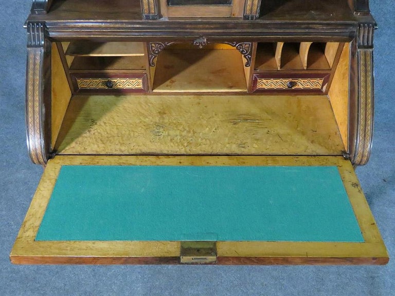 Herter Brothers Inlaid Walnut American Victorian Secretary Desk, Circa ...