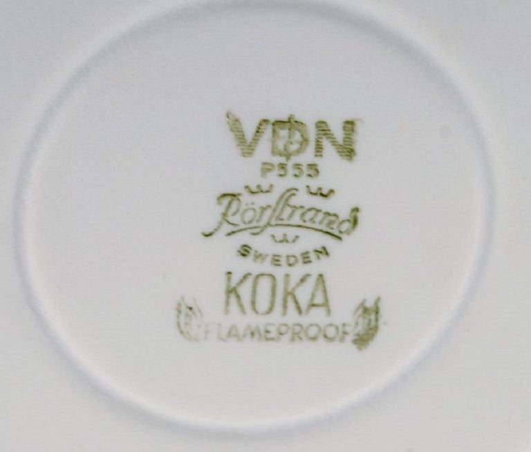 Hertha Bengtson for Rörstrand, Koka Pot and Saucepan in Stoneware For ...