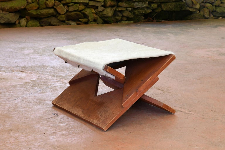 Hervé Baley, Stool, C. 1970 For Sale at 1stDibs