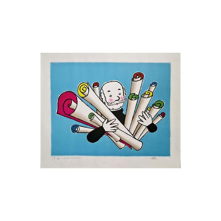 Herve Morvan - 1978 original lithograph by Hervé Morvan entitled ...