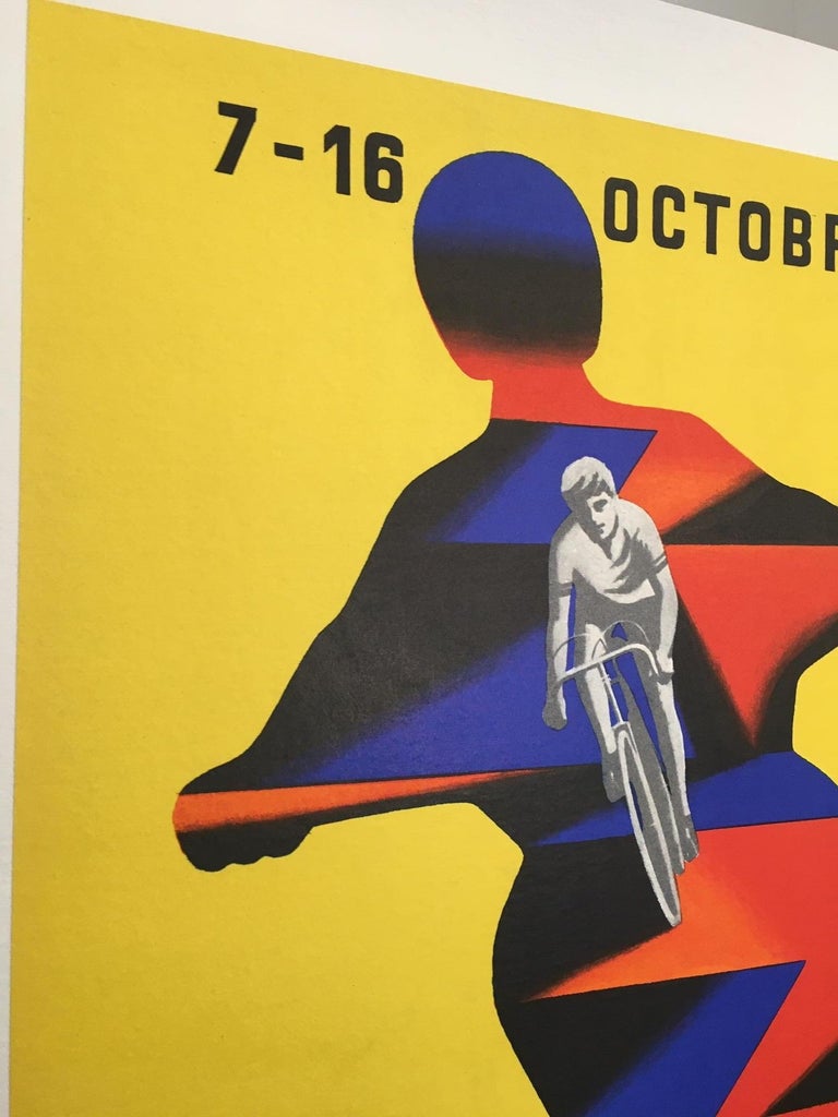 Herve Morvan, Original Vintage Poster, 'Cycle and Motorcycle Show ...