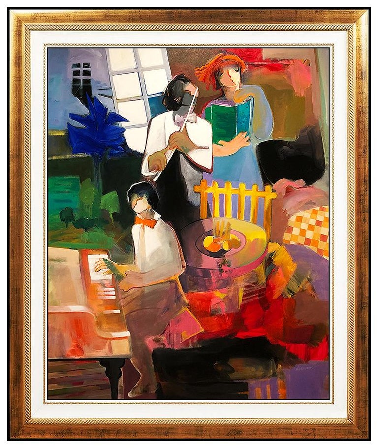 Hessam Abrishami - Hessam Abrishami Large Original Oil Painting On ...