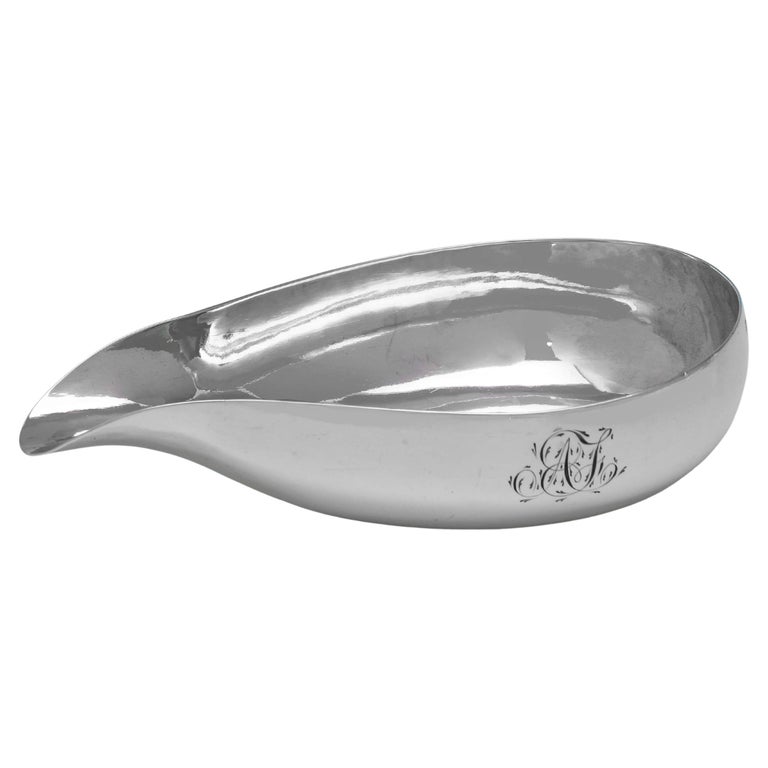 Hester Bateman, George III Antique Sterling Silver Pap Boat, London ...