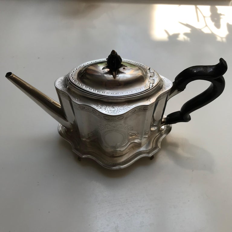 Hester Bateman George III Teapot and Stand at 1stDibs